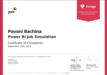 Portfolio - Pavani Bachina | Codebasics