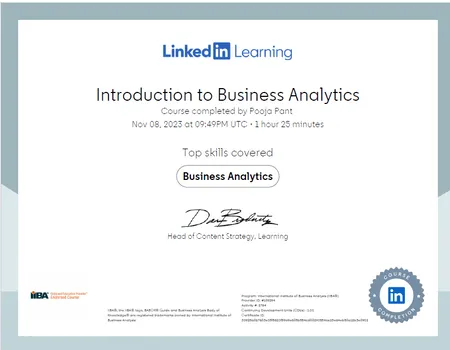 Portfolio - Pooja Kandpal | Codebasics