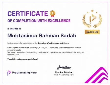 Portfolio - Mubtasimur Rahman Sadab | Codebasics