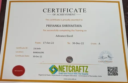 Portfolio - Priyanka Shrivastava | Codebasics