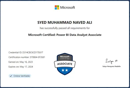 Portfolio - Syed Ali | Codebasics
