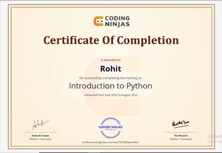 Portfolio - Rohit Sharma | Codebasics