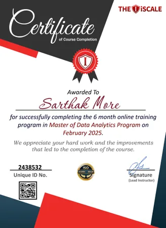 Portfolio - Sarthak More | Codebasics