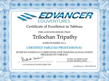 Portfolio - Trilochan Tripathy | Codebasics