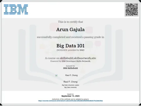 Portfolio - Arun Kumar Gajula | Codebasics