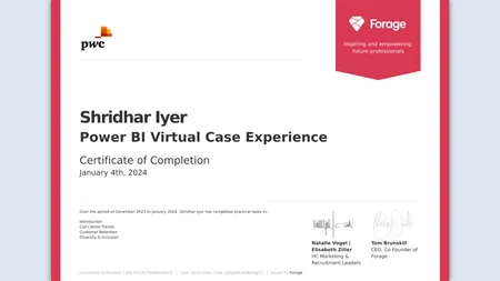 Portfolio - Shridharan Iyer | Codebasics