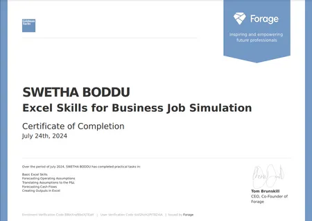 Portfolio - Swetha Boddu | Codebasics