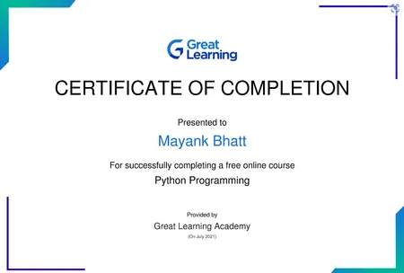 Portfolio - Mayank Bhatt | Codebasics