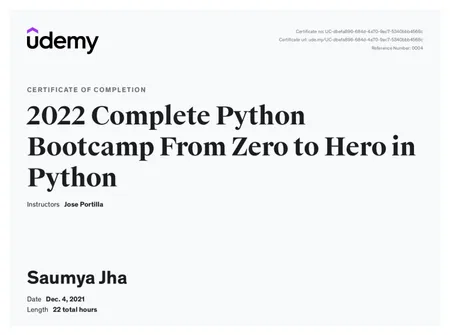 Portfolio - Saumya Jha | Codebasics
