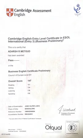 Portfolio - Adarsh Metgud | Codebasics