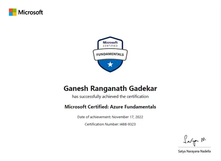 Portfolio - Ganesh Ranganath Gadekar | Codebasics