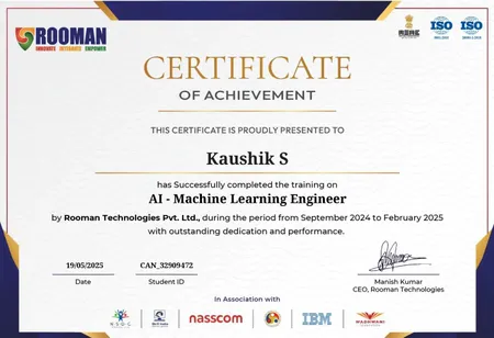 Portfolio - Kaushik S | Codebasics