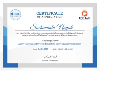 Portfolio - suchimanta Nayak | Codebasics
