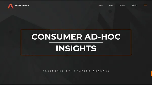 Portfolio - Pravesh Agarwal | Codebasics