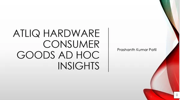 Portfolio - prashanth patil | Codebasics
