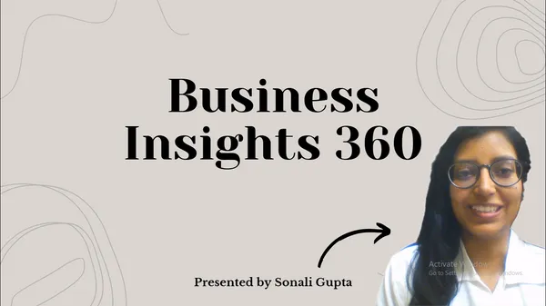 Portfolio - Sonali Gupta | Codebasics