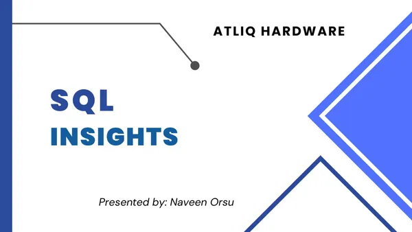 Portfolio - Naveen Orsu | Codebasics