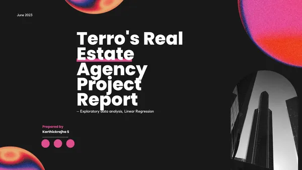 Portfolio - Karthickrajha S | Codebasics