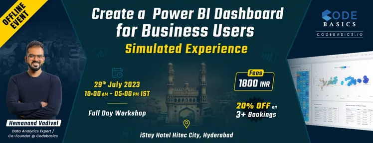 Upcoming Data Analyst Power BI Event in India | Codebasics