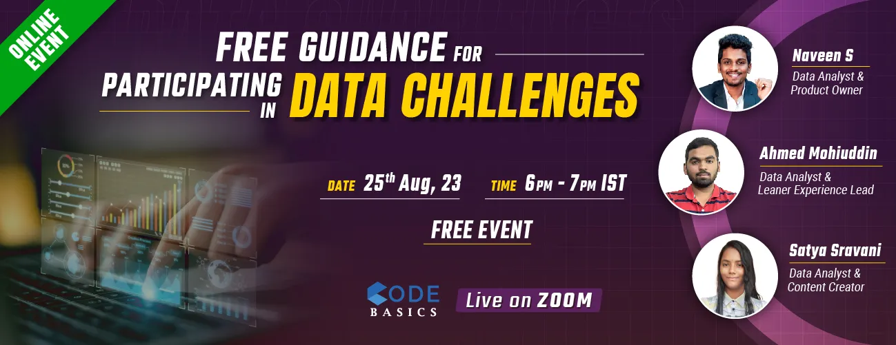 Free Guidance for Participating in Data Challenges | Codebasics